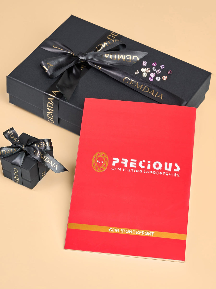 Natural 1 carat Ruby & Diamond Ring - Untreated Ruby – Gemdaia Jewellery